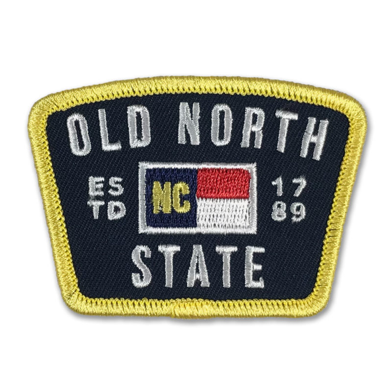 Old North State Embroidered Patch - Old East Rags - Apparel and Adventure