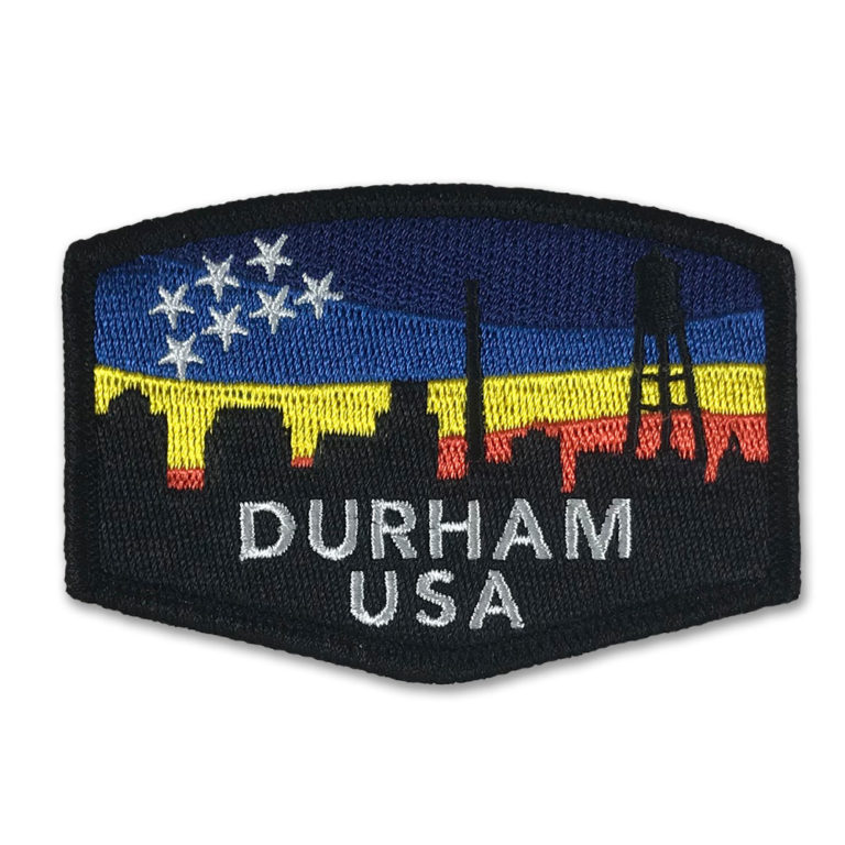 Durham Skyline Embroidered Patch - Old East Rags - Apparel and Adventure