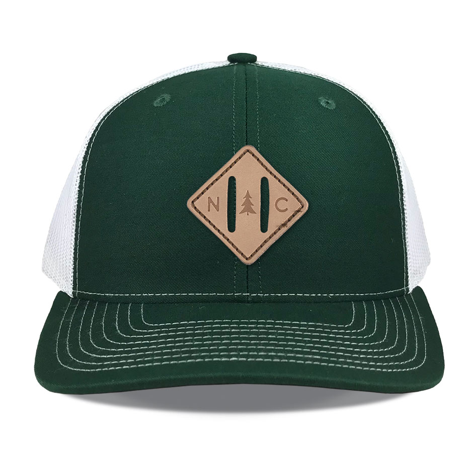 NC Lash Tab Leather Patch Hat - Old East Rags - Apparel and Adventure
